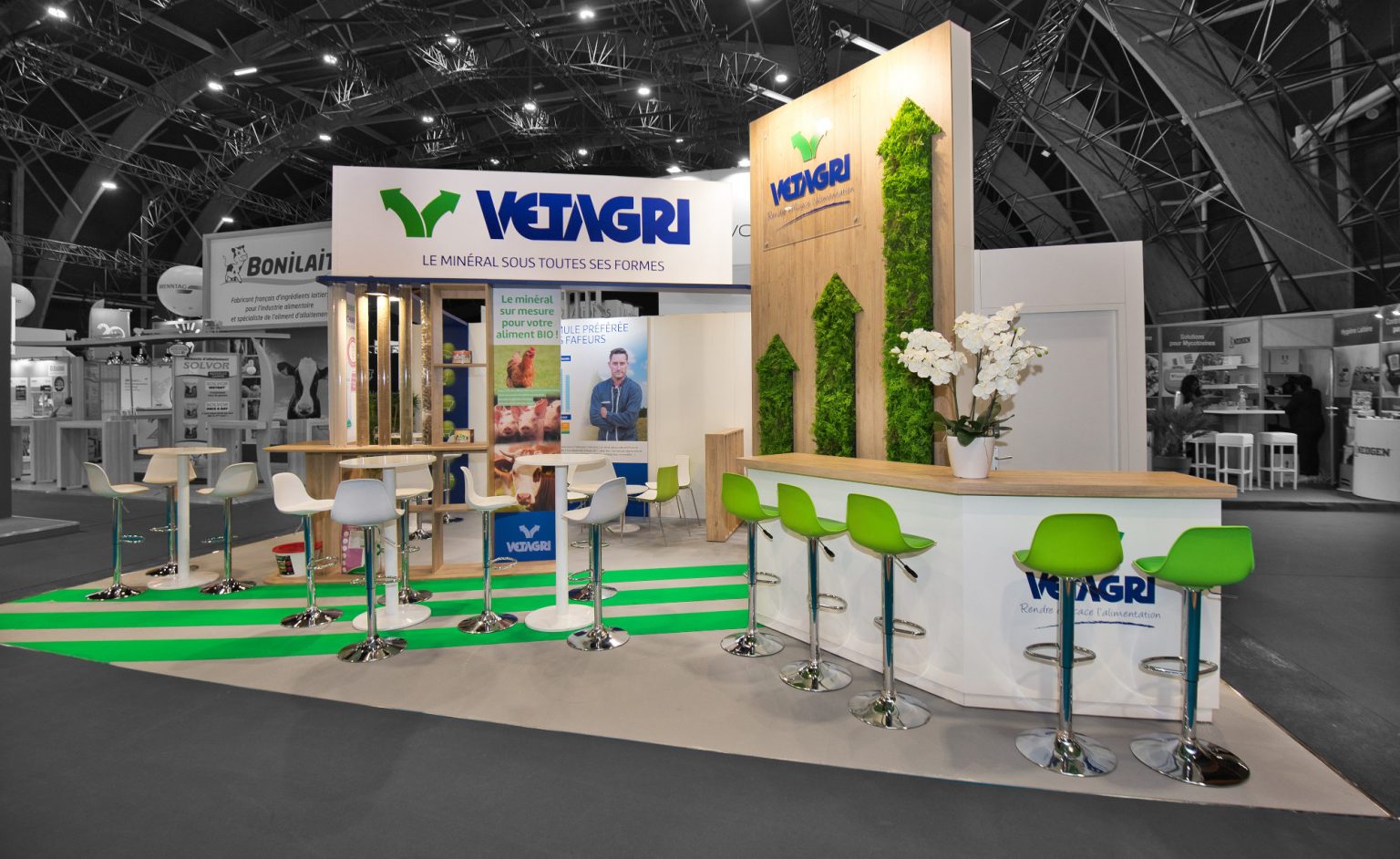 VETAGRI by BK Event : un stand sur-mesure chaleureux en rupture